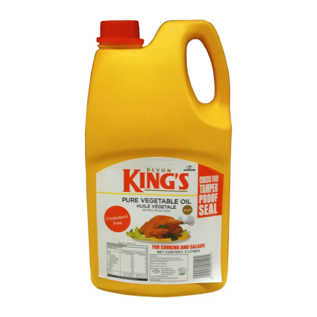 King’s Pure Vegetable Oil – 3 Litre – ShopOnClick